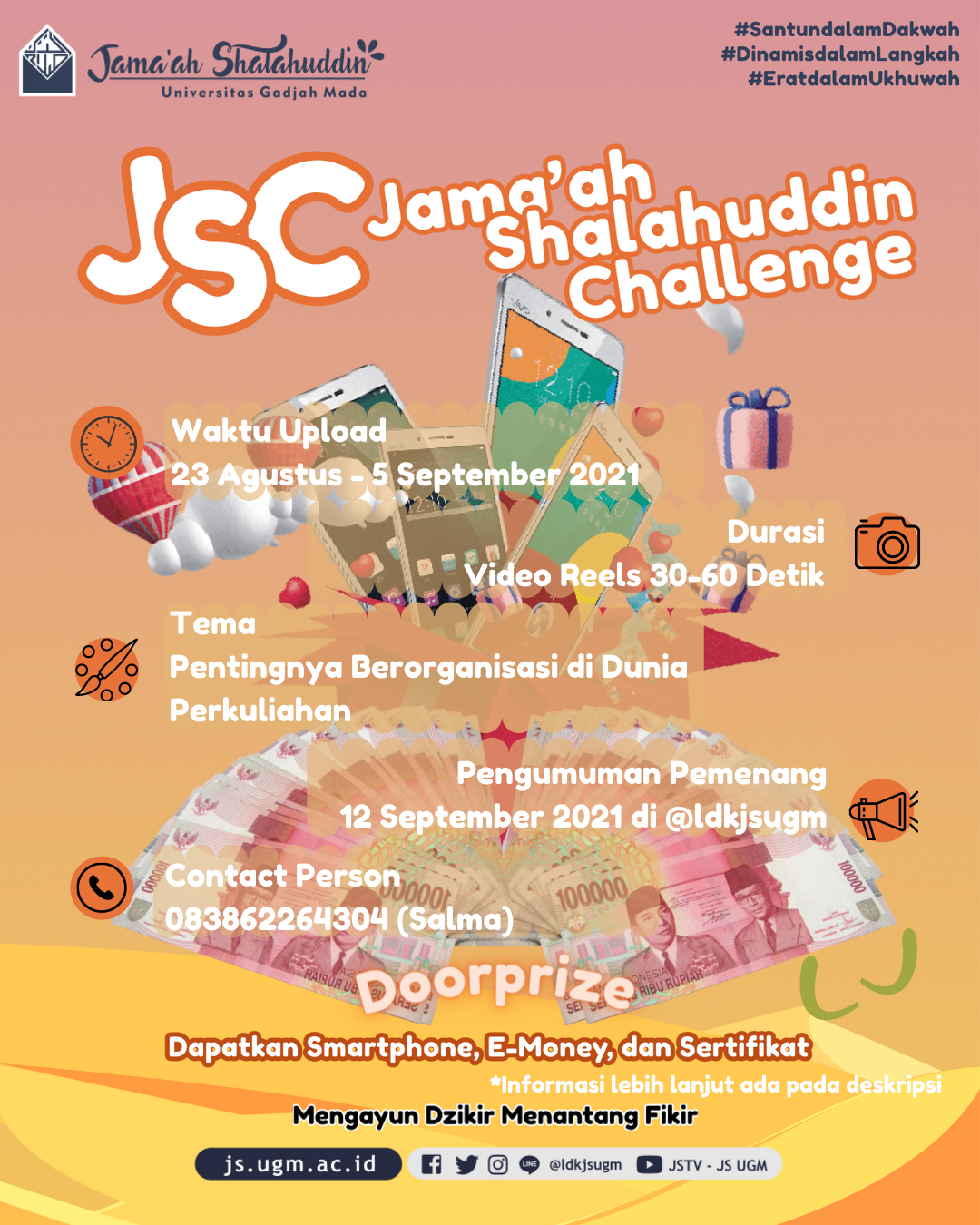 Oprec JS - LDK Jama'ah Shalahuddin UGM